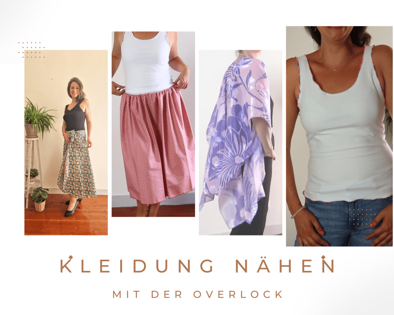 Kleidung nähen mit der Overlock - Dein Overlock Nähkurs
